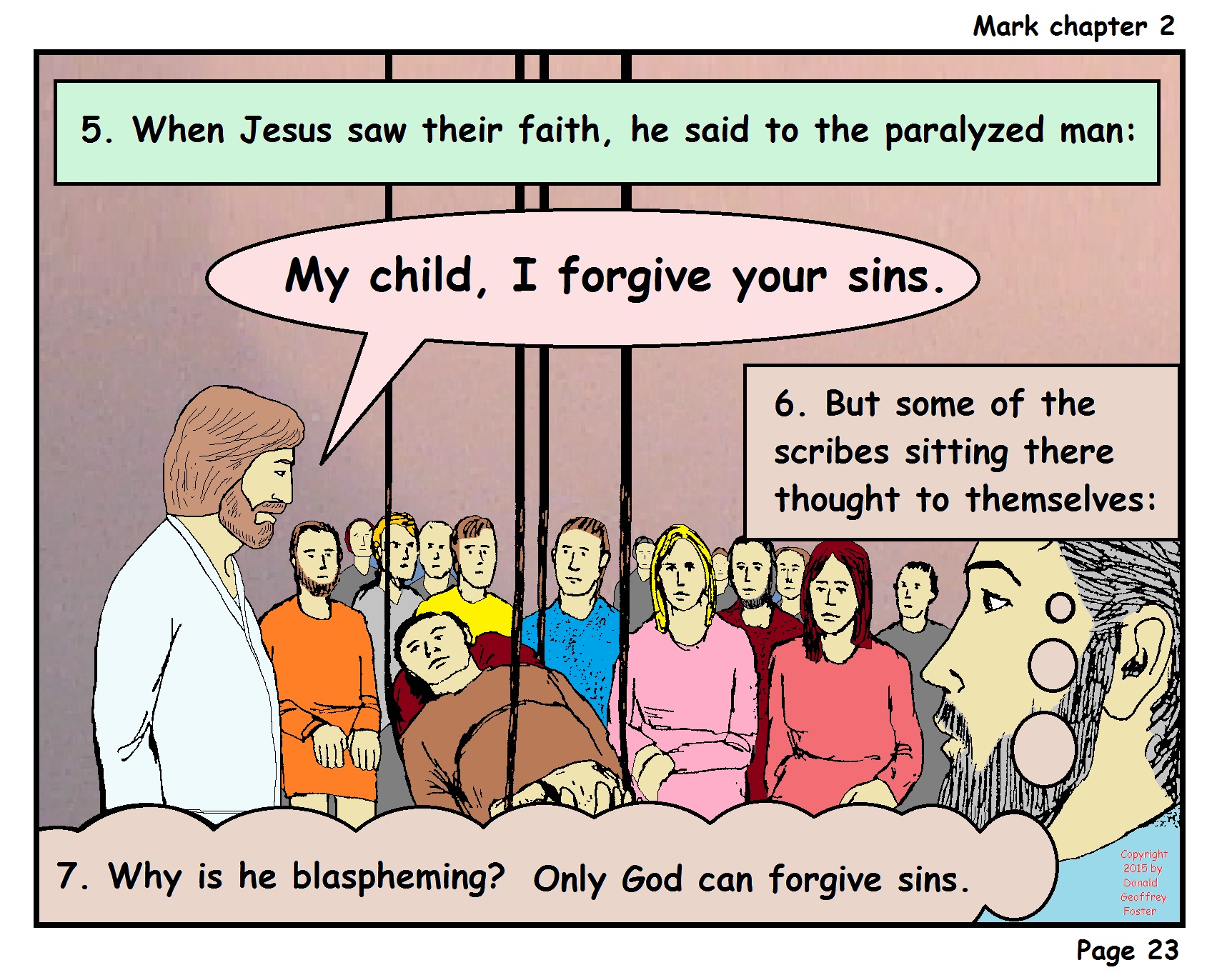 Free Online Bible Comics, Bible verses and Gospel comics