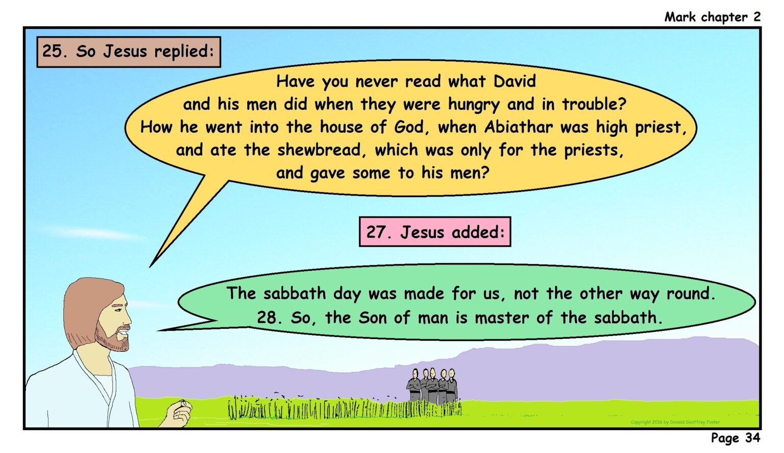 Free Online Bible Comics, Bible verses and Gospel comics