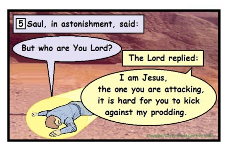 Comic – Conversion of Saul | Free Online Bible Comics, Bible verses and ...
